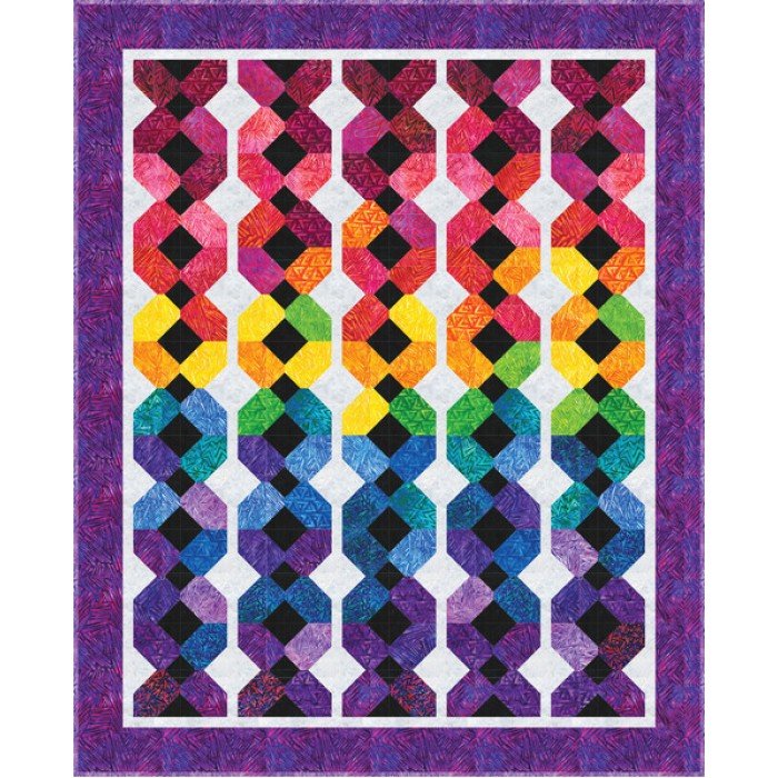 FREE Robert Kaufman Velocity Collection Dutch Braid Pattern