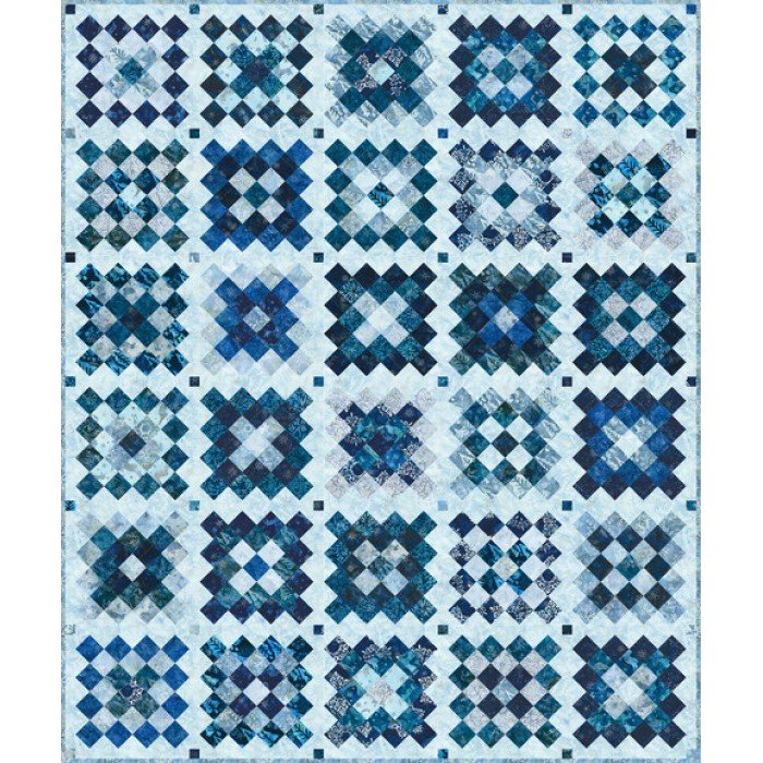 FREE Robert Kaufman Winter Wonderland Collection Granny Squares Pattern